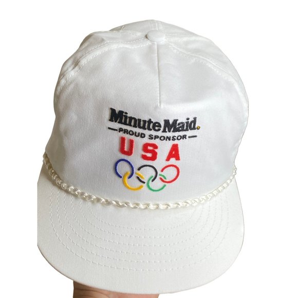 swingster | Accessories | Minute Maid Olympic 92 Nwt Corded Snap Back ...